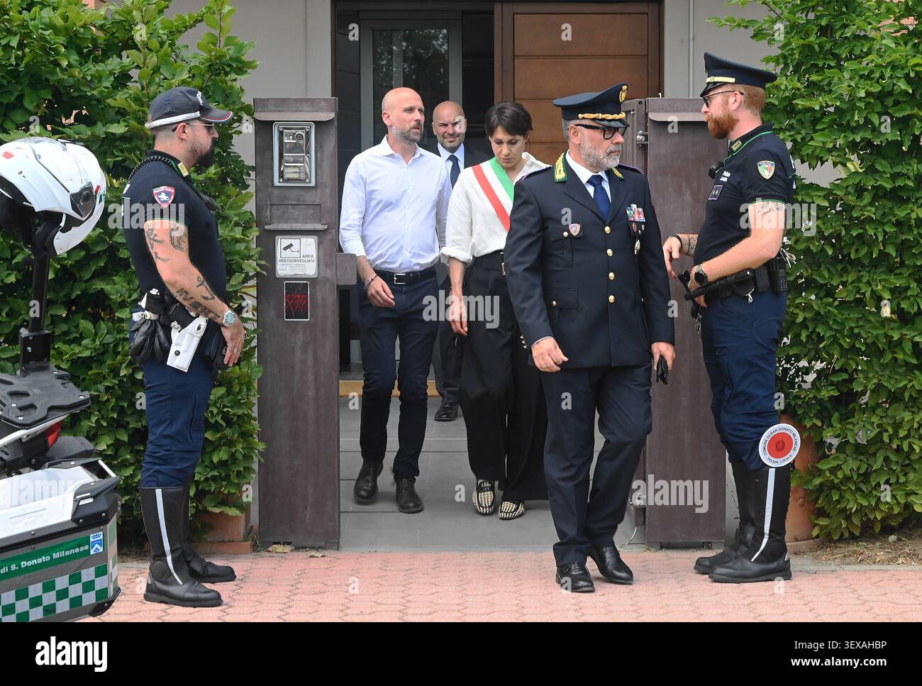 IPA86244235 - Milan, June 30, 2026: The viewing room for Local Police ...