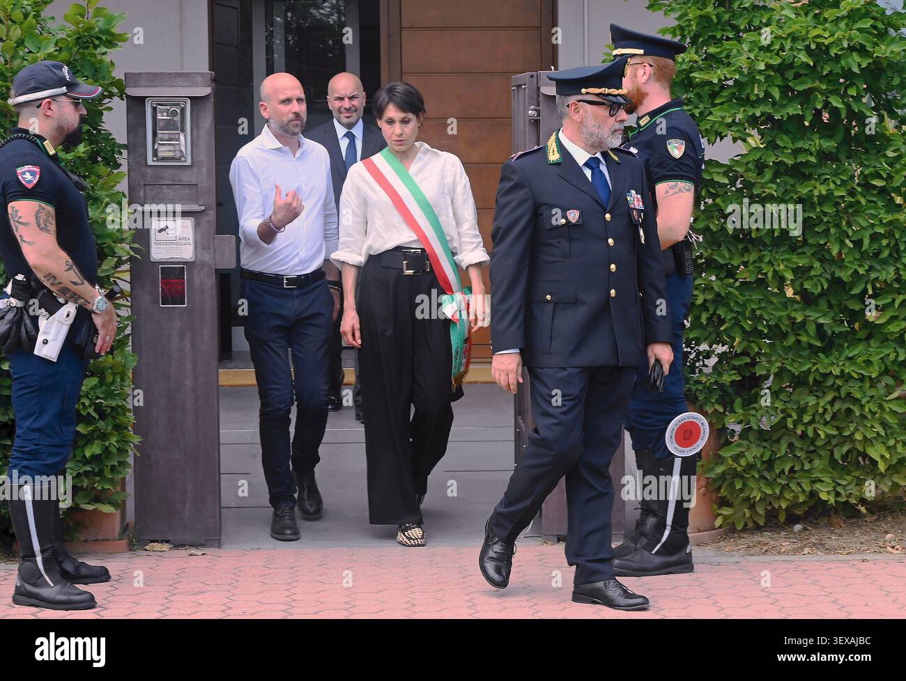 IPA86244230 - Milan, June 30, 2026: The viewing room for Local Police ...