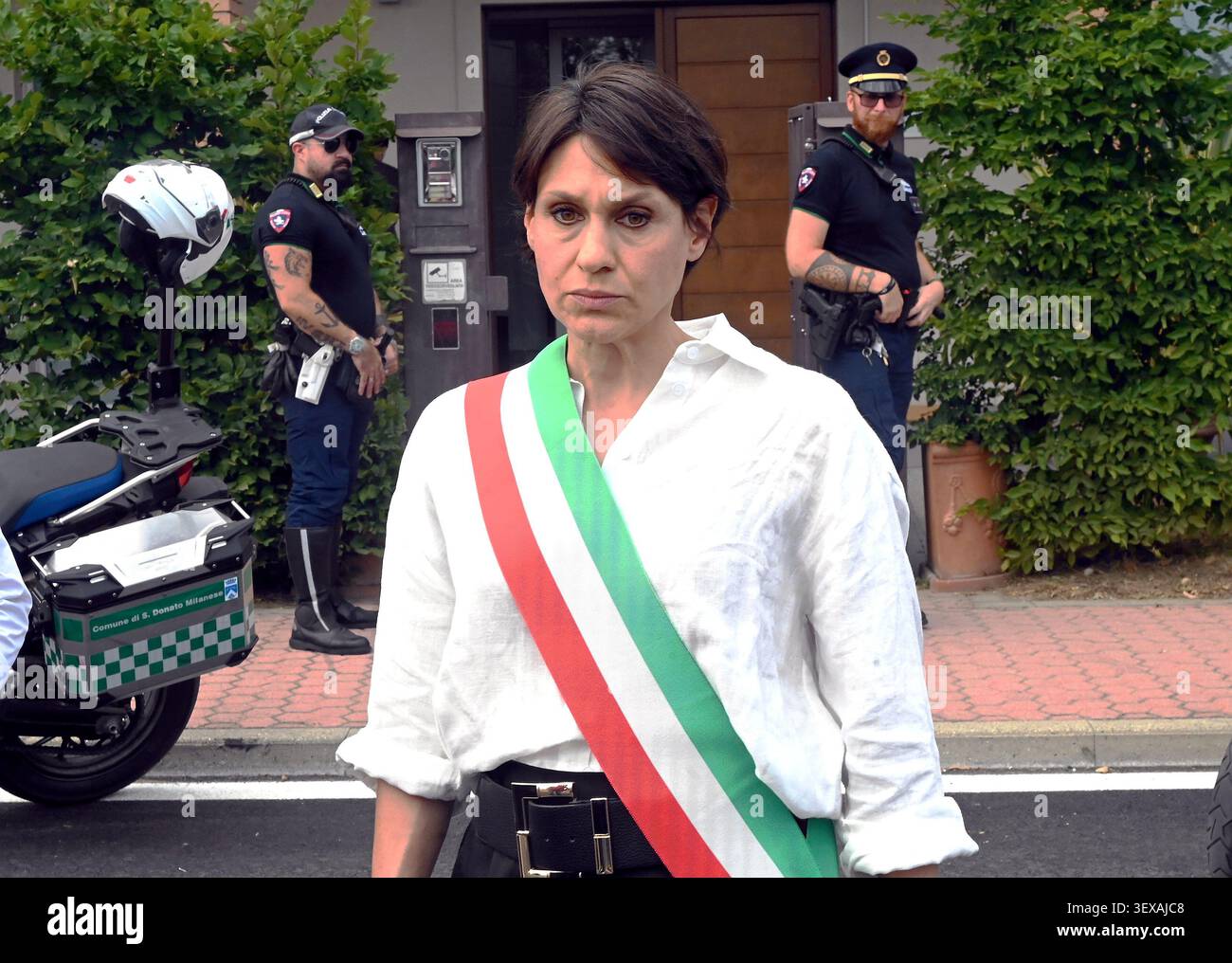 IPA86244225 - Milan, June 30, 2026: The viewing room for Local Police ...