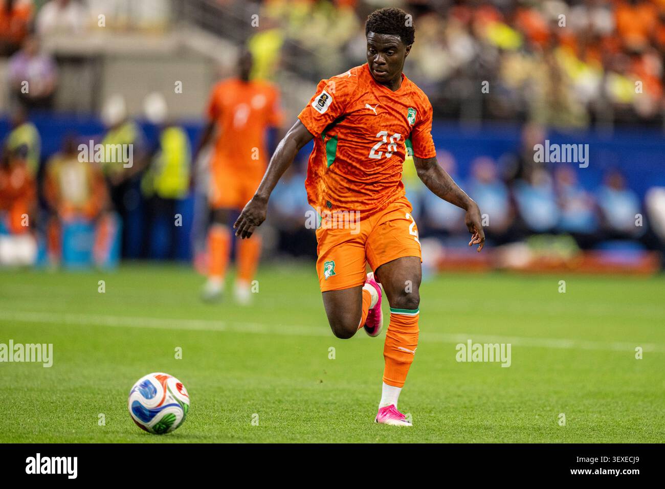 DALLAS, TX - 30.06.2026: IVORY COAST VS. NORWAY - Christ Inao Oulai of ...