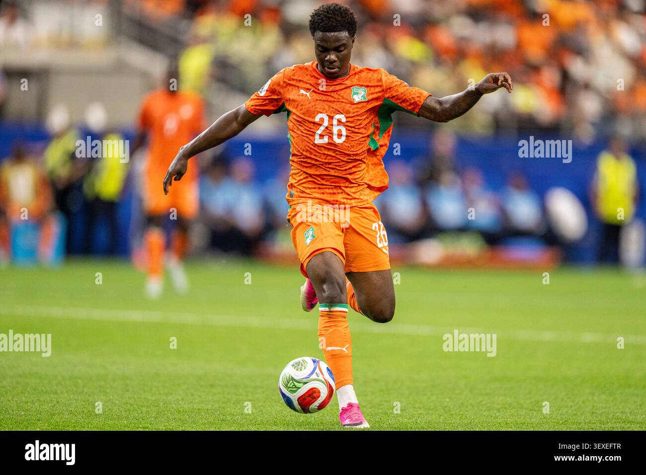 DALLAS, TX - 30.06.2026: IVORY COAST VS. NORWAY - Christ Inao Oulai of ...