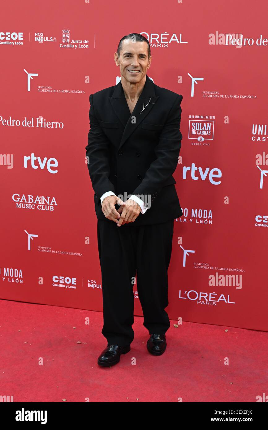 Jesús Vázquez poses at the third edition of the Spanish Fashion Academy ...