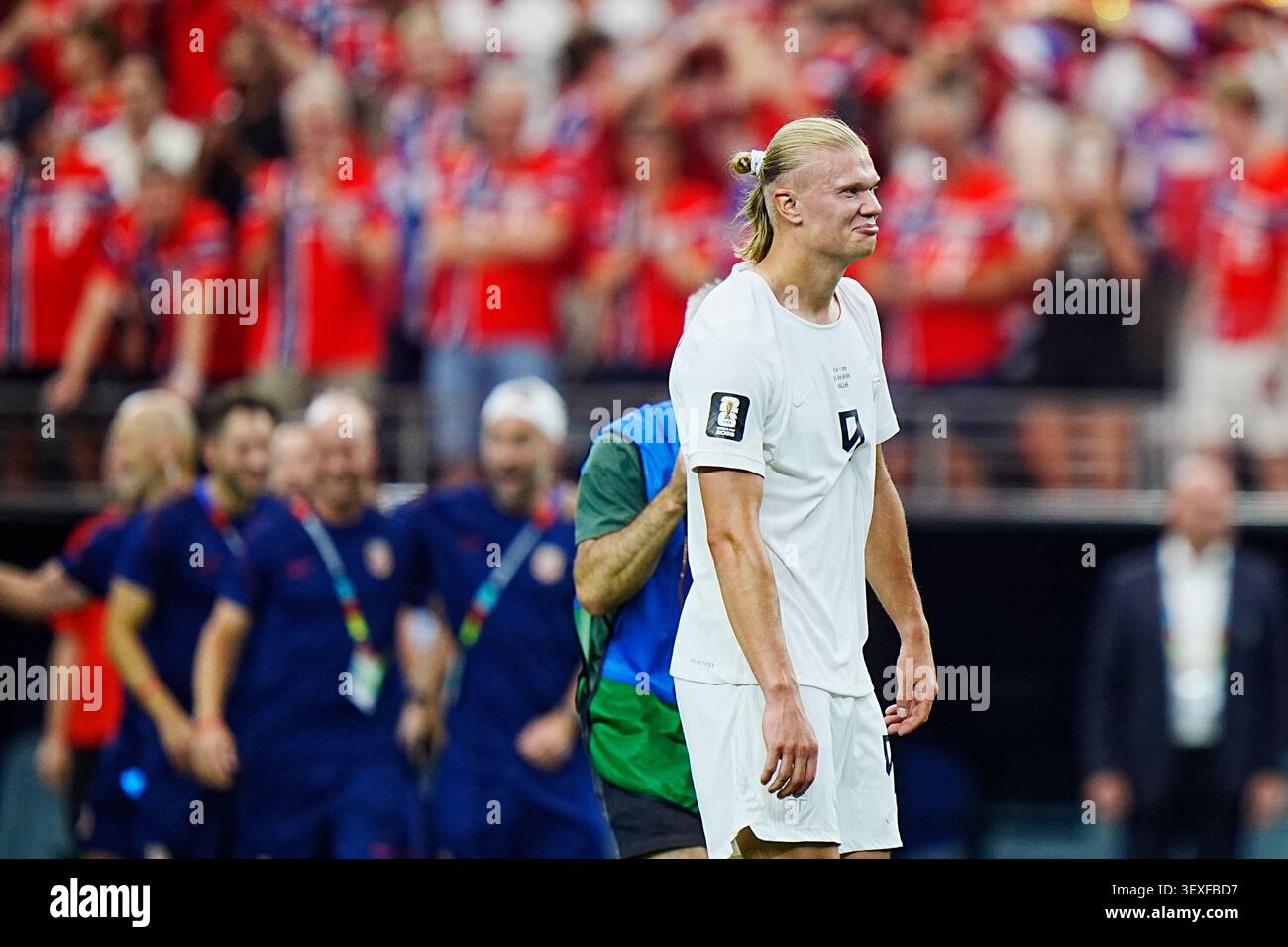 Arlington, Texas , USA 20260630. Norway's Erling Braut Haaland after ...