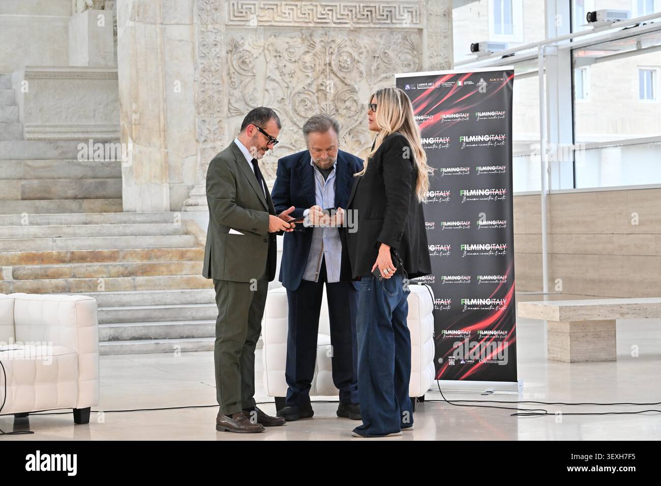 IPA86252756 - Rome: Ara Pacis. Filming Italy. Cinema Meets Art ...