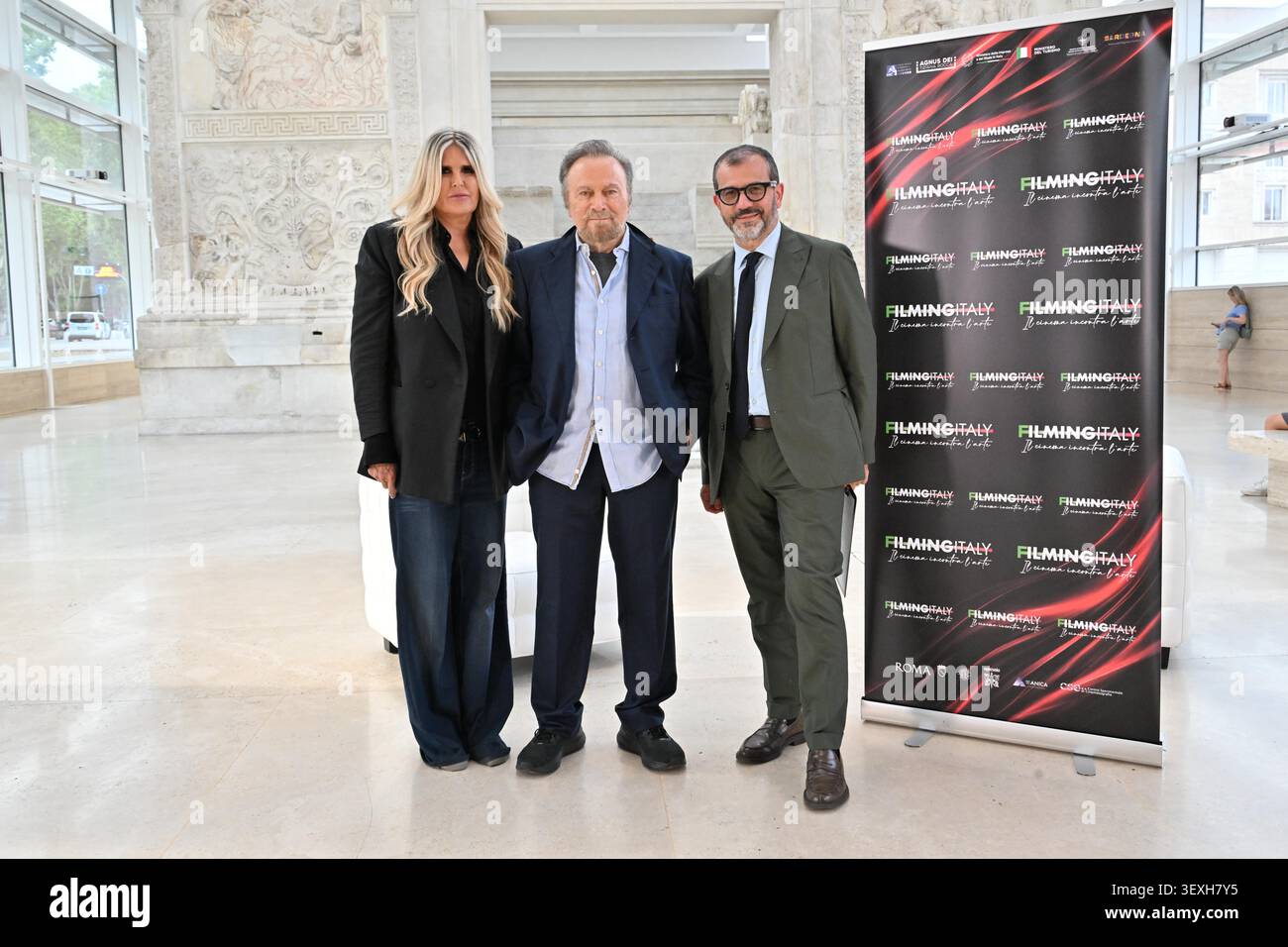 IPA86252530 - Rome: Ara Pacis. Filming Italy. Cinema Meets Art ...