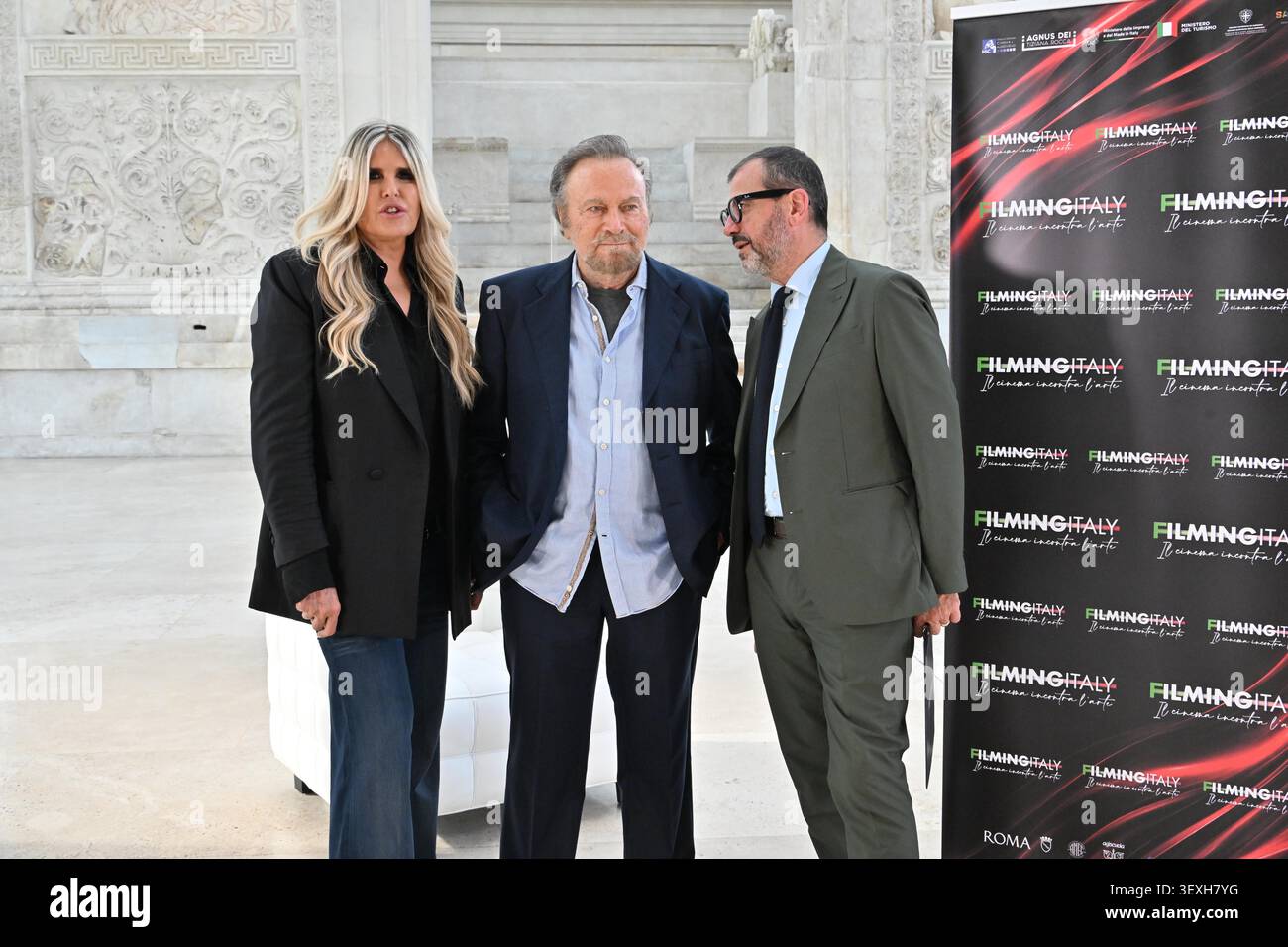 IPA86252555 - Rome: Ara Pacis. Filming Italy. Cinema Meets Art ...