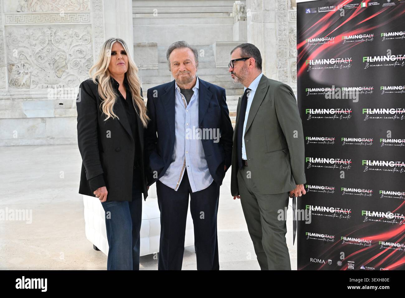 IPA86252560 - Rome: Ara Pacis. Filming Italy. Cinema Meets Art ...