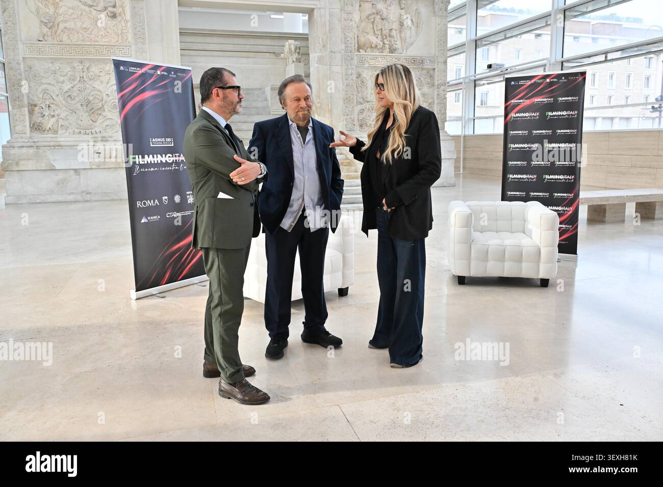 IPA86252622 - Rome: Ara Pacis. Filming Italy. Cinema Meets Art ...