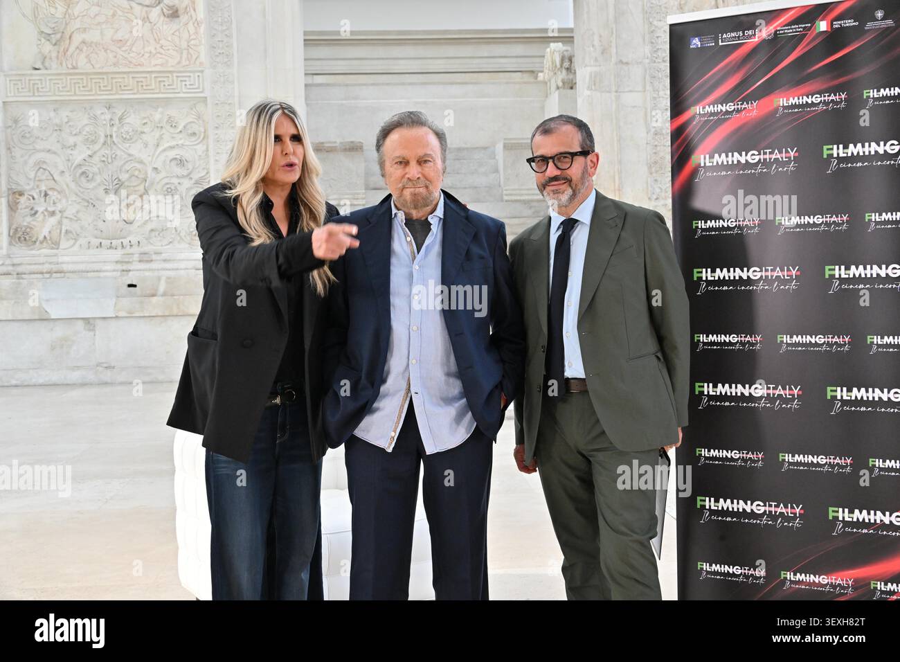 IPA86252535 - Rome: Ara Pacis. Filming Italy. Cinema Meets Art ...