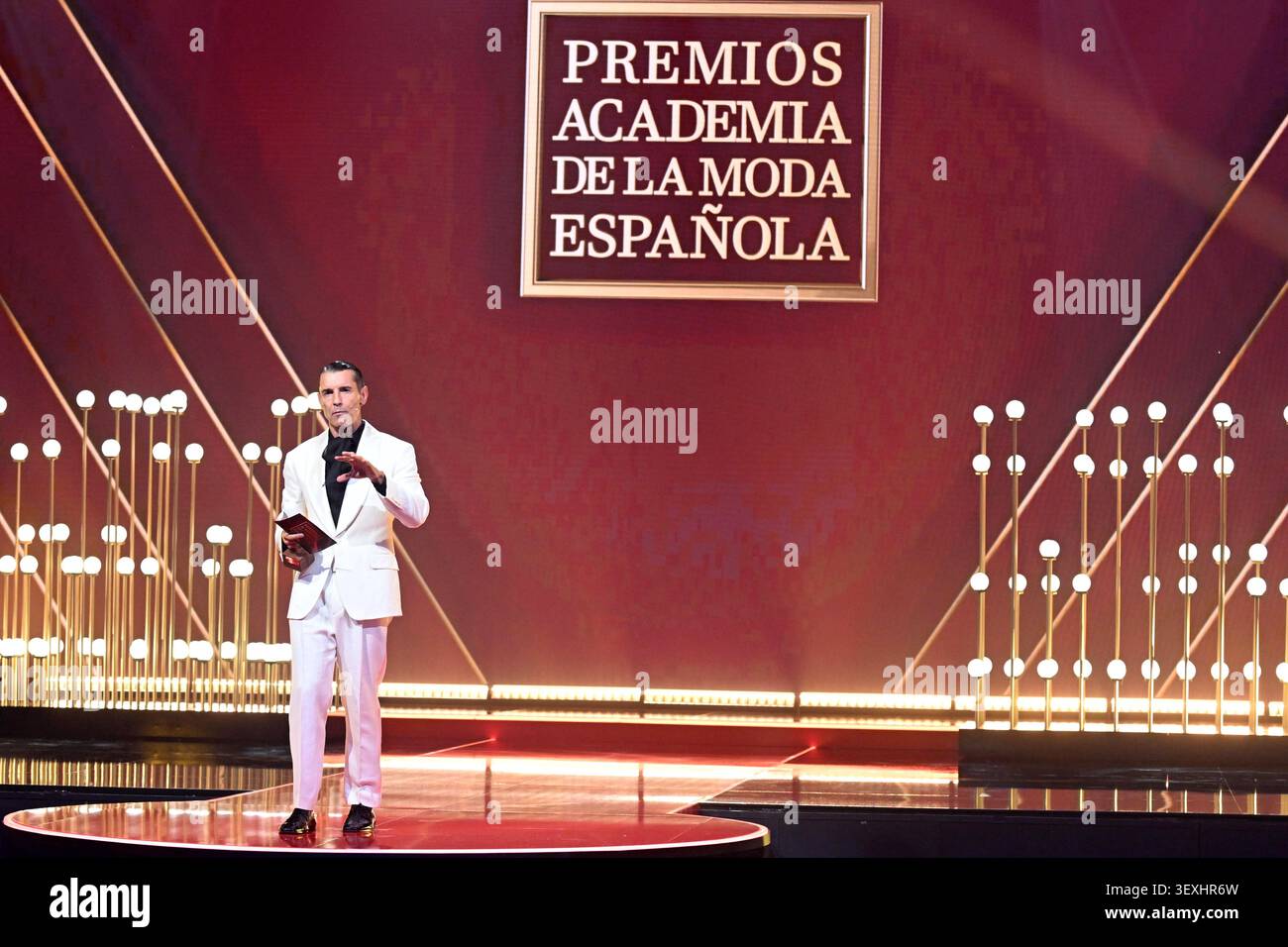 Jesús Vázquez at the gala for the third edition of the Spanish Fashion ...