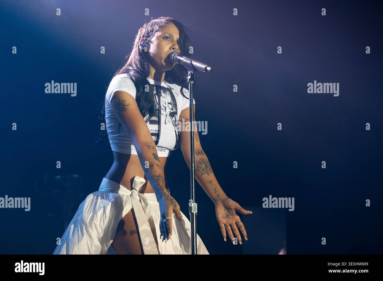 The singer Tokischa Altagracia, known as Tokischa, performs during her ...