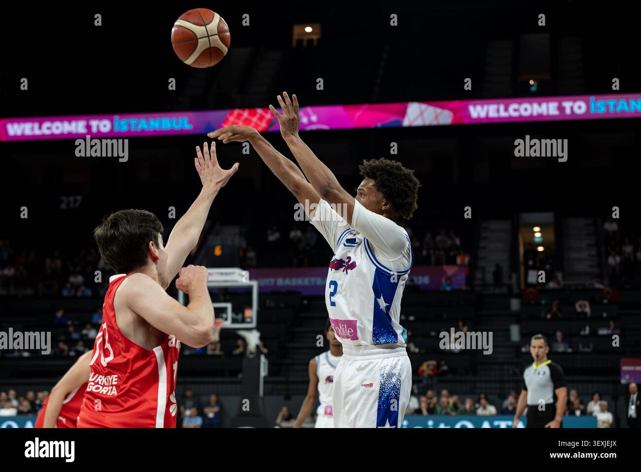 ISTANBUL, TURKEY - 30th June , 2026 : DWIGHT GAINES (#2) of Puerto Rico ...