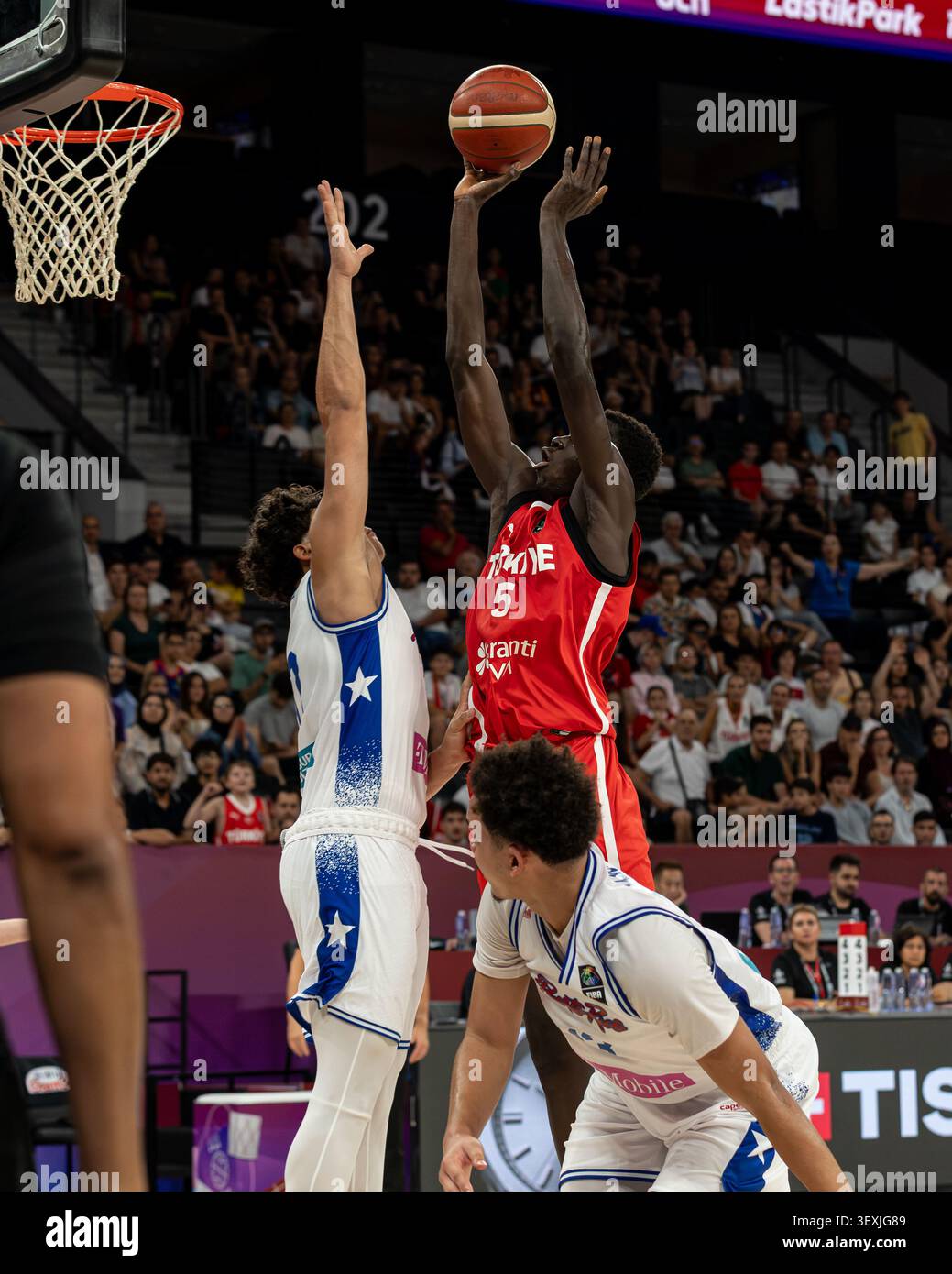 ISTANBUL, TURKEY - 30th June , 2026 : BESIR BRIANT (#5) of Turkiye is ...