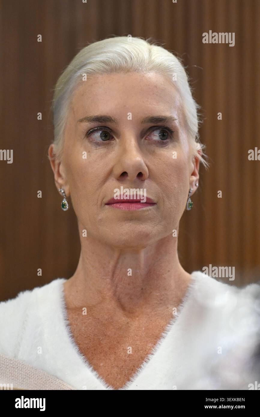 Executive Chair of Australian Associated Press (AAP) Jonty Low listens ...
