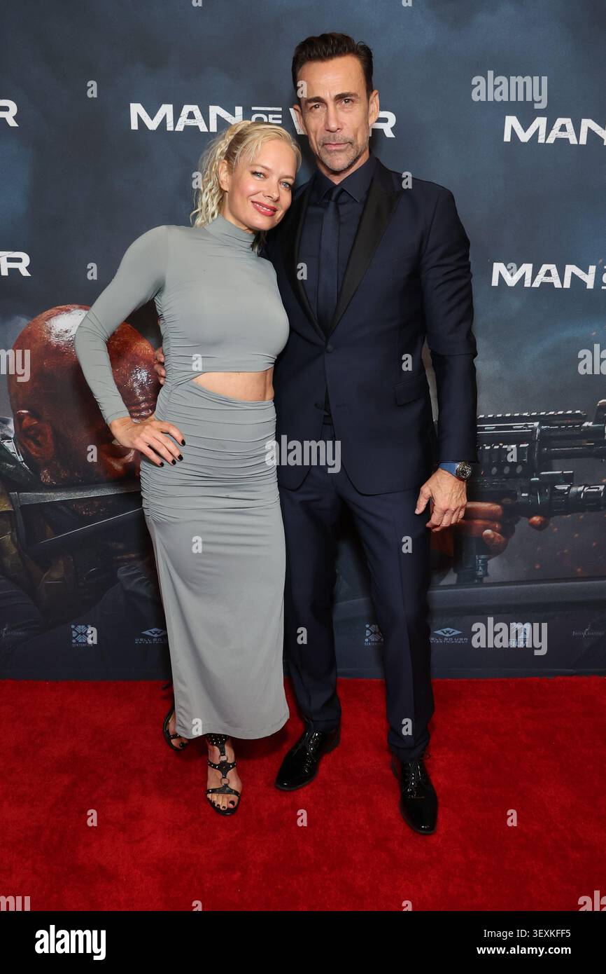 Los Angeles Ca June 30: Nina Bergman & Daniel Bernhardt at the Man of ...