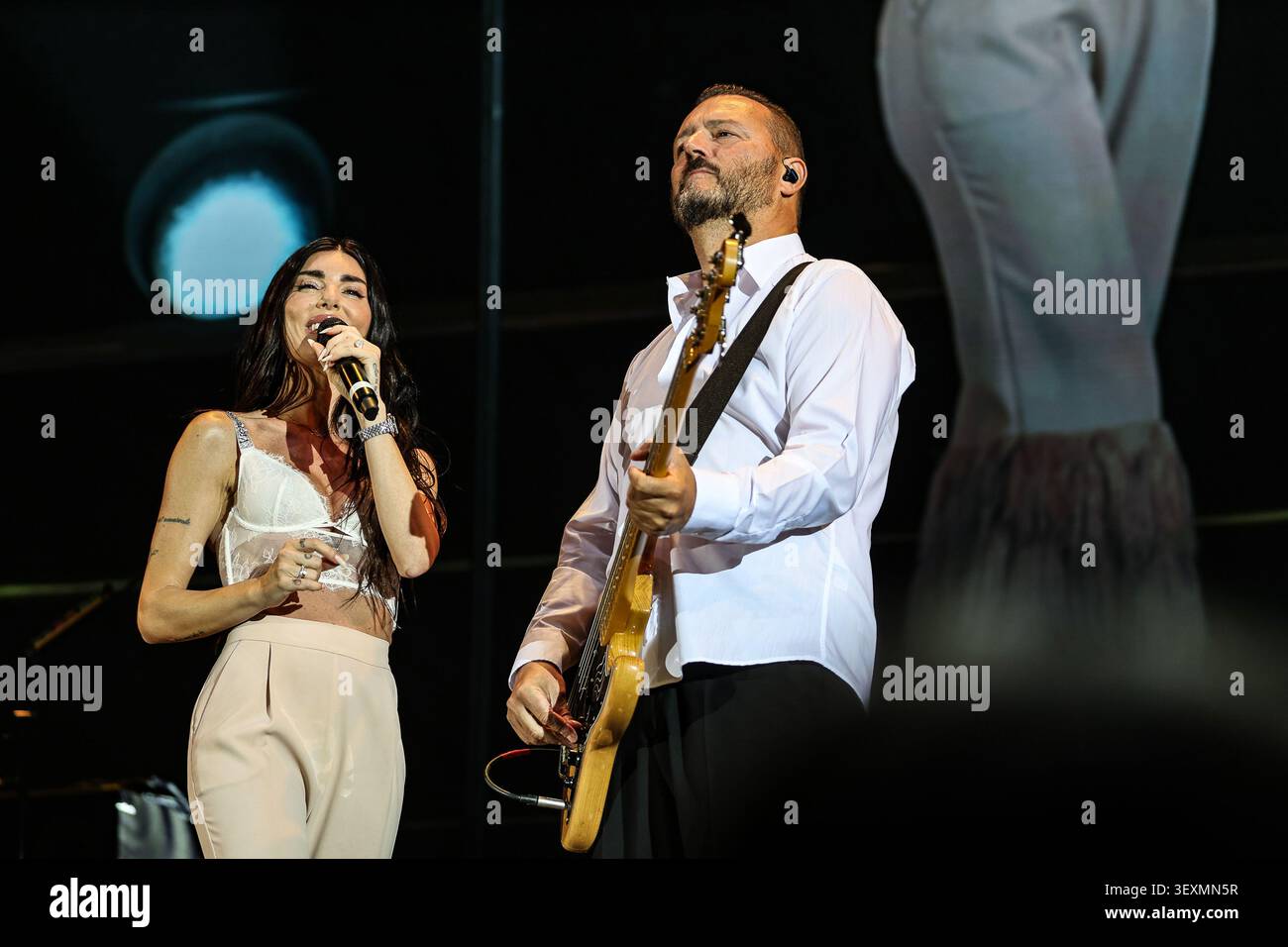 IPA86273384 - Italian singer BIANCA ATZEI during her concert in Turin ...