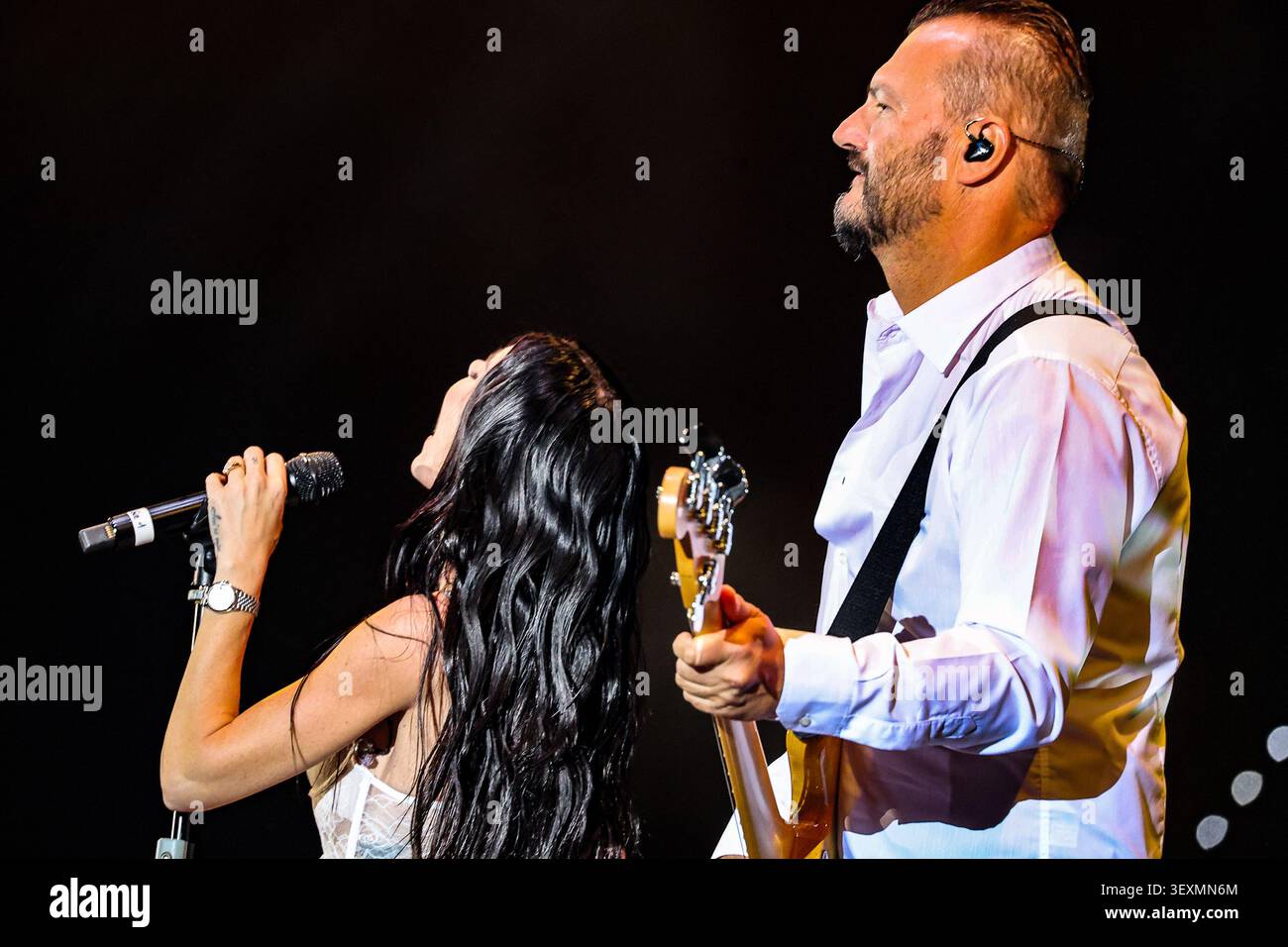 IPA86273394 - Italian singer BIANCA ATZEI during her concert in Turin ...