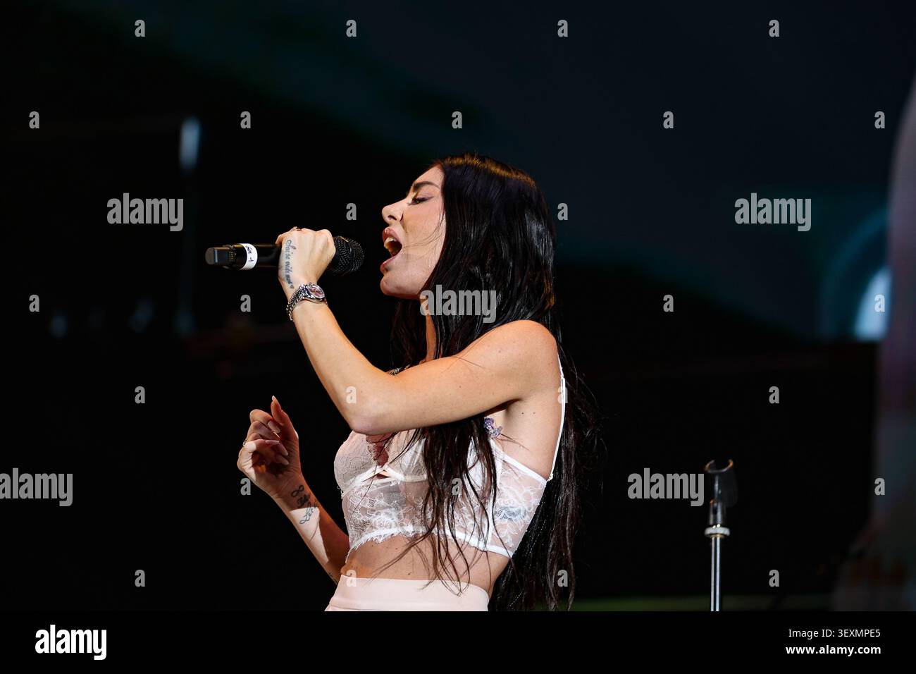IPA86273400 - Italian singer BIANCA ATZEI during her concert in Turin ...