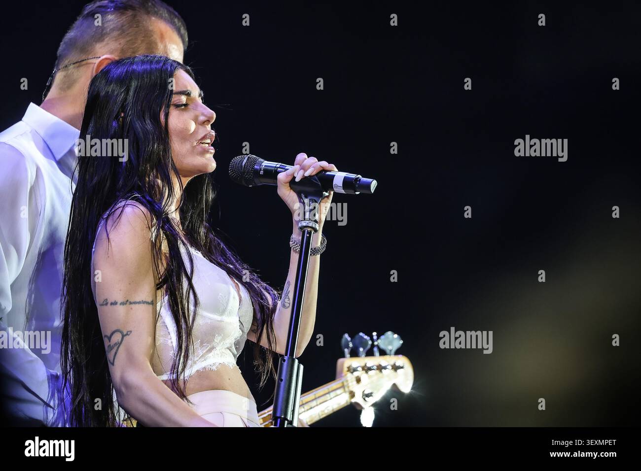 IPA86273486 - Italian singer BIANCA ATZEI during her concert in Turin ...