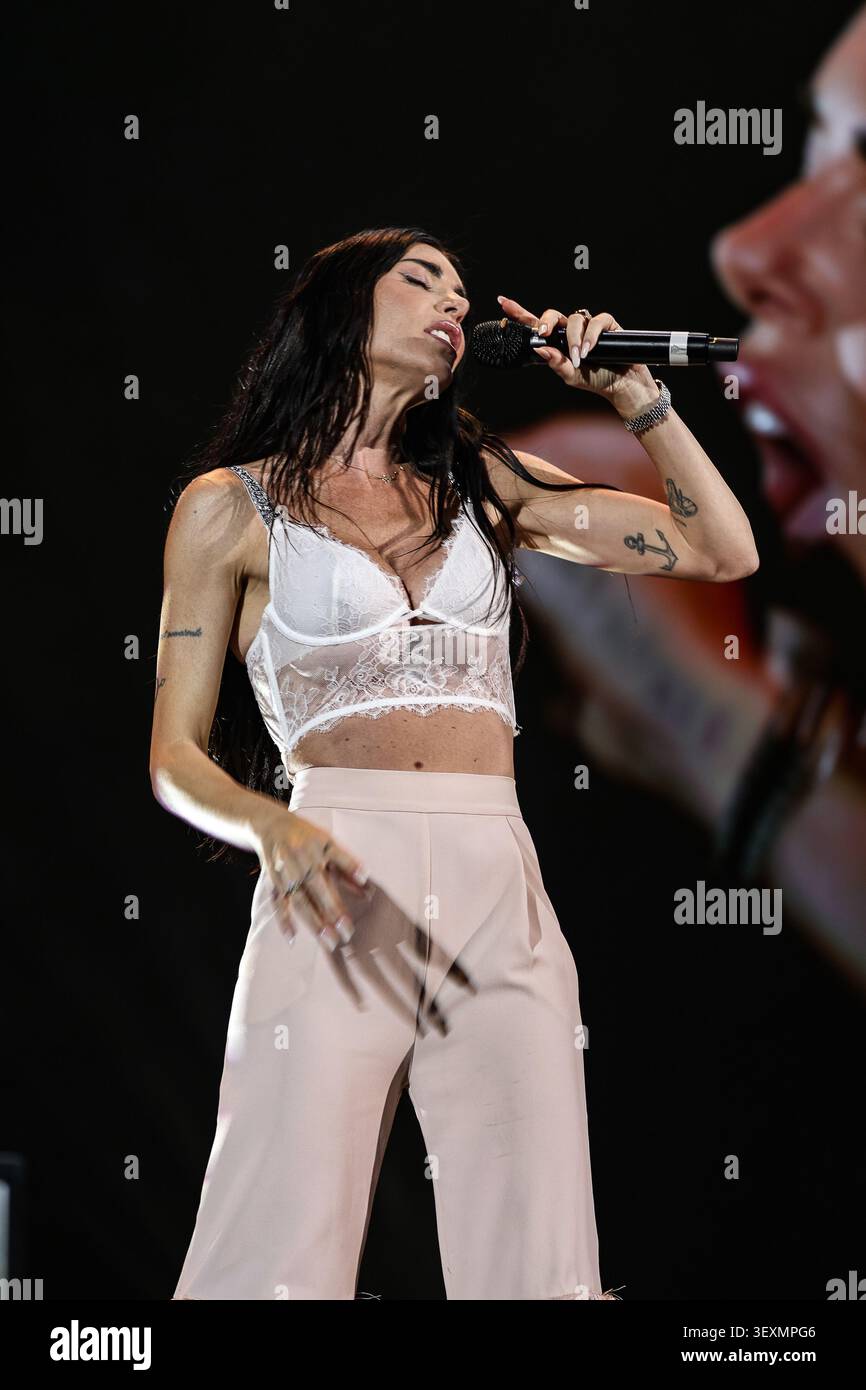 IPA86273526 - Italian singer BIANCA ATZEI during her concert in Turin ...