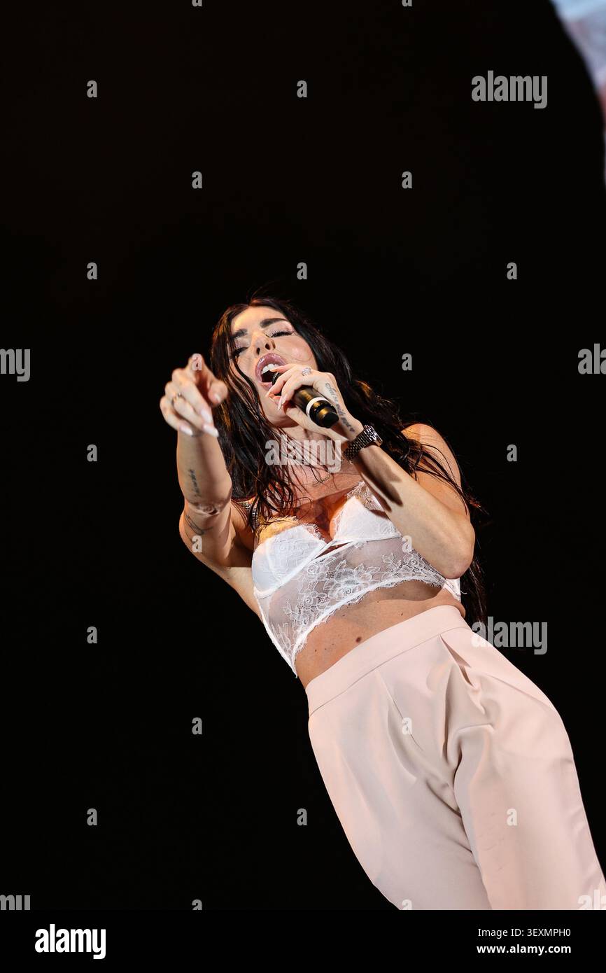 IPA86273511 - Italian singer BIANCA ATZEI during her concert in Turin ...