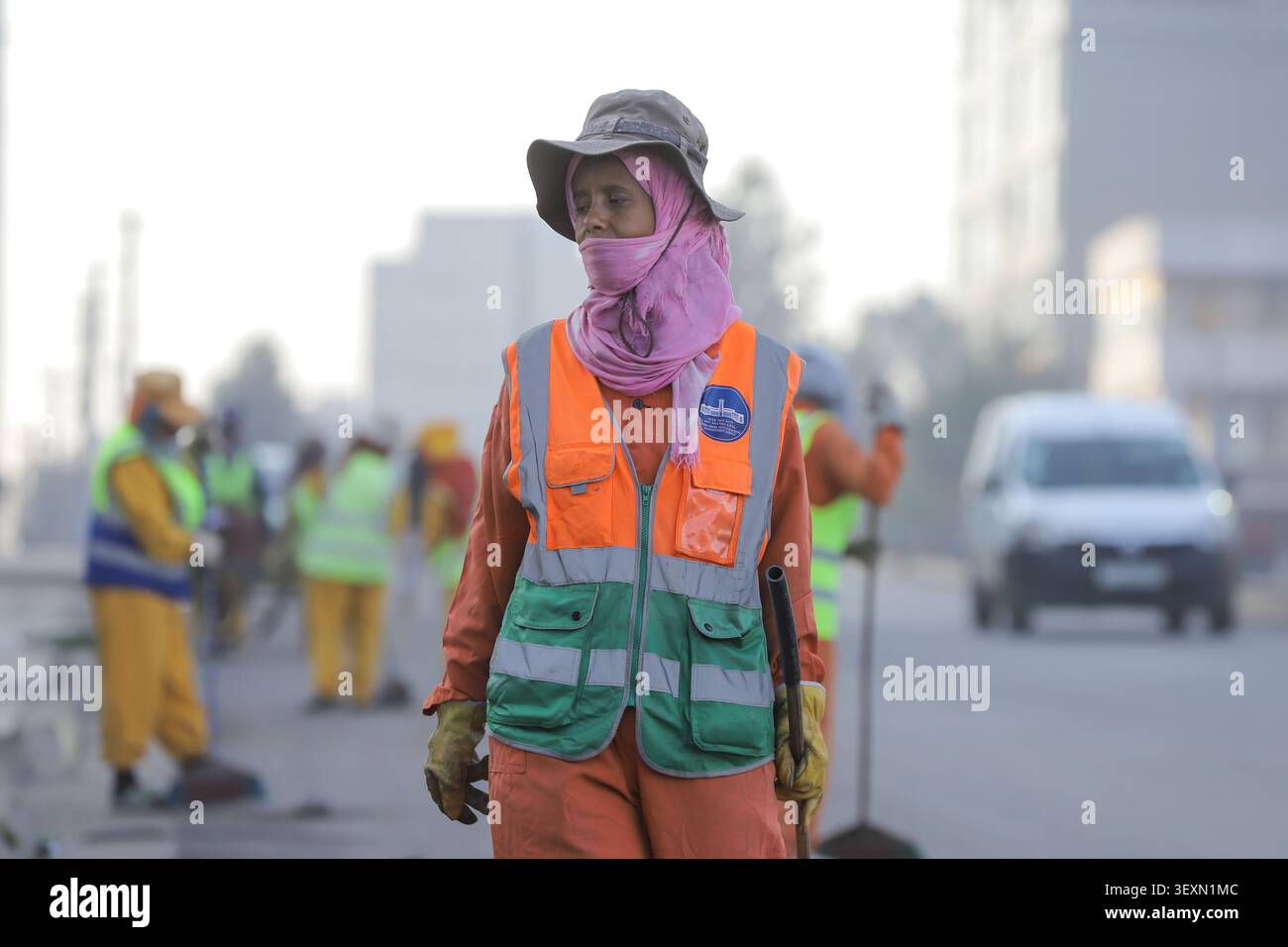 (260701) -- ADDIS ABABA, July 1, 2026 (Xinhua) -- People take part in ...