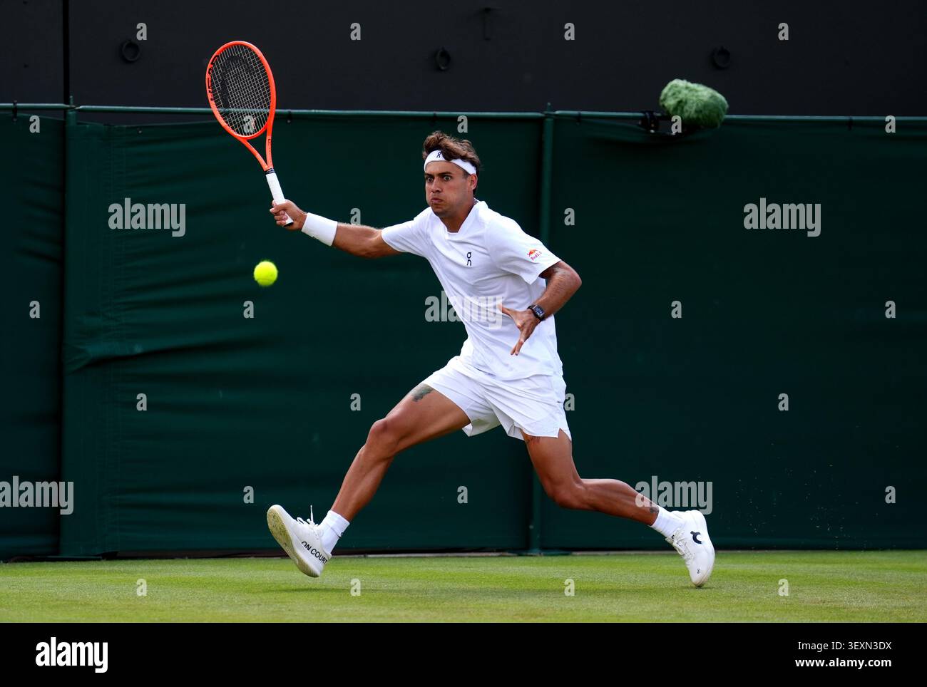 Flavio Cobolli of Italy during his Gentlemen's Singles match against ...