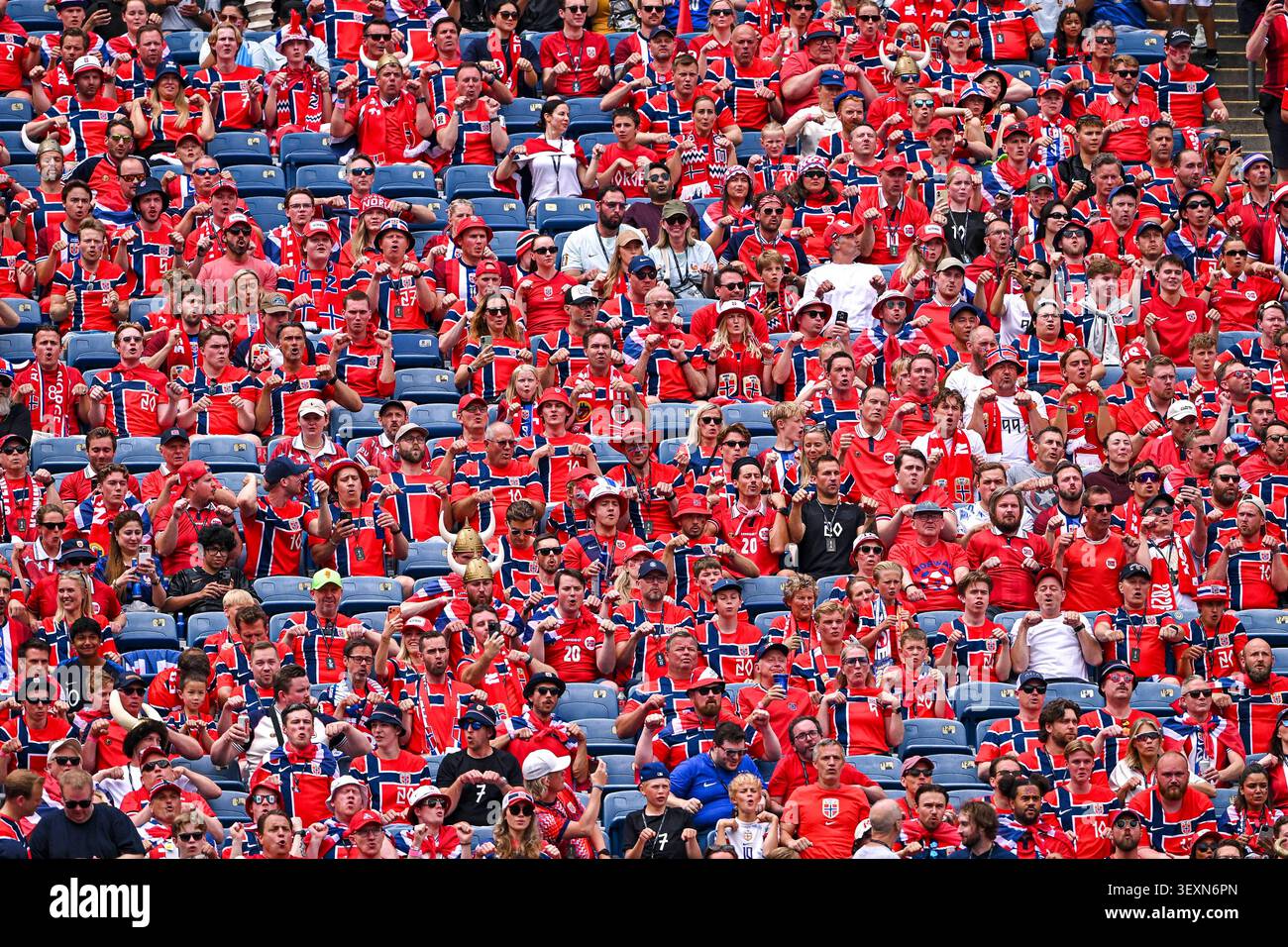 Illustration picture show Norway’s fan prior to the FIFA World Cup 2026 ...