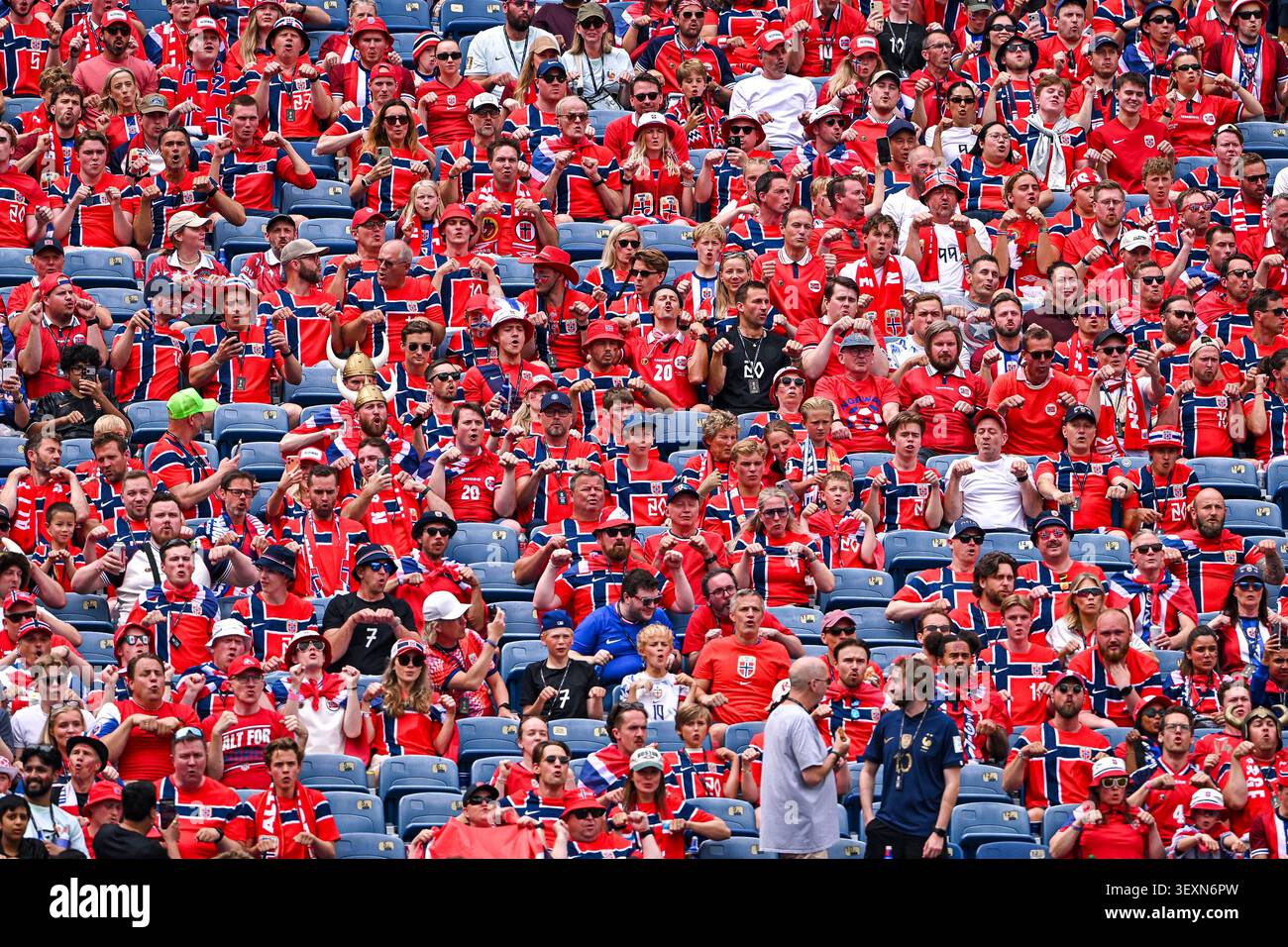 Illustration picture show Norway’s fan prior to the FIFA World Cup 2026 ...