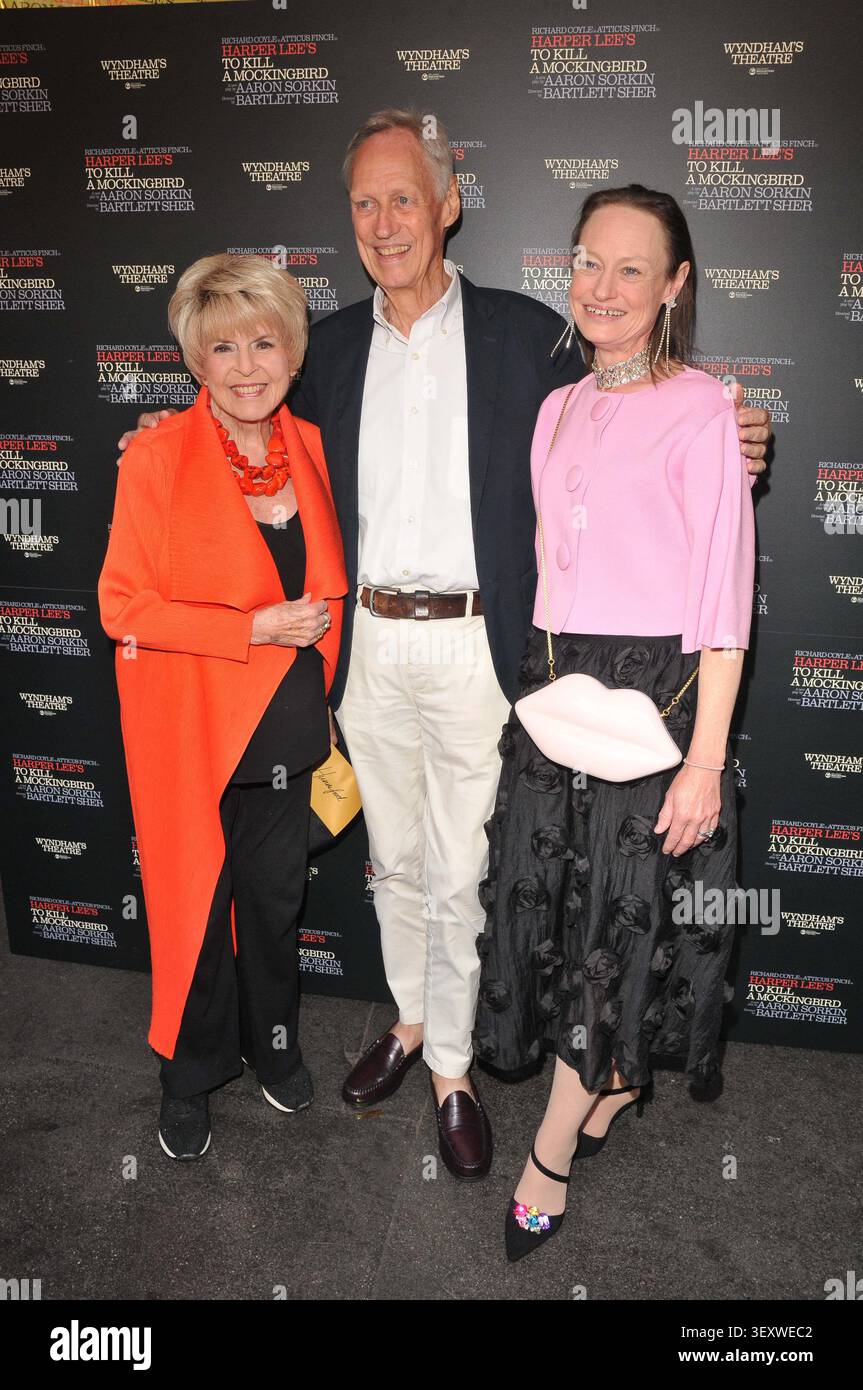 Gloria Hunniford and guests at the "To Kill a Mockingbird" play press ...