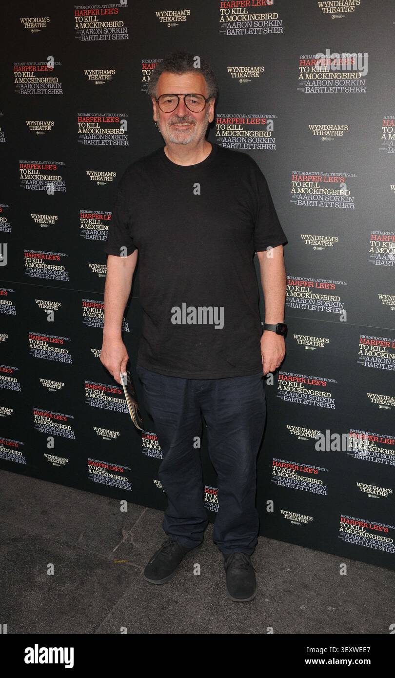 Steven Moffat at the "To Kill a Mockingbird" play press night, Wyndham ...
