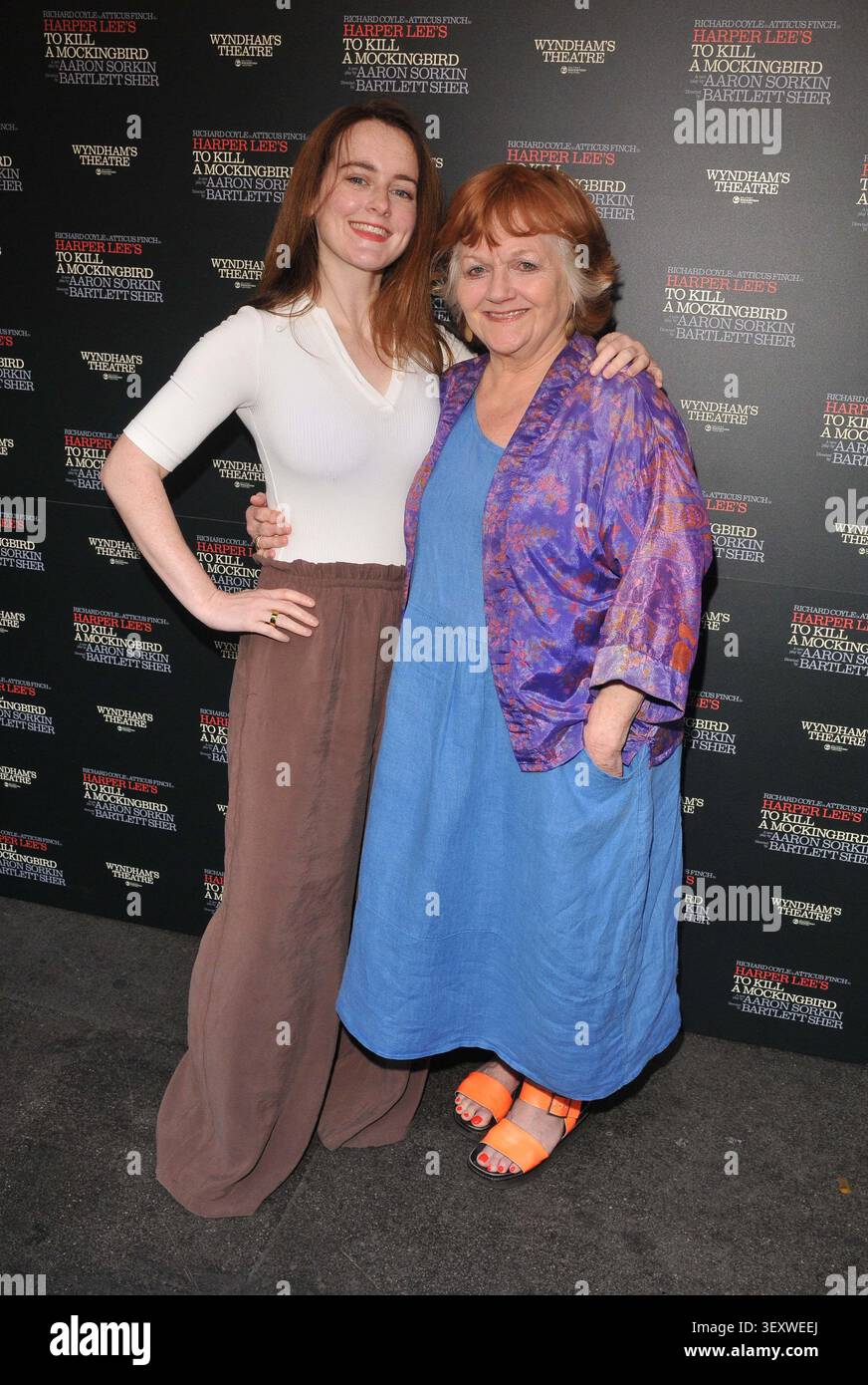 Sophie McShera and Lesley Nicol at the "To Kill a Mockingbird" play ...