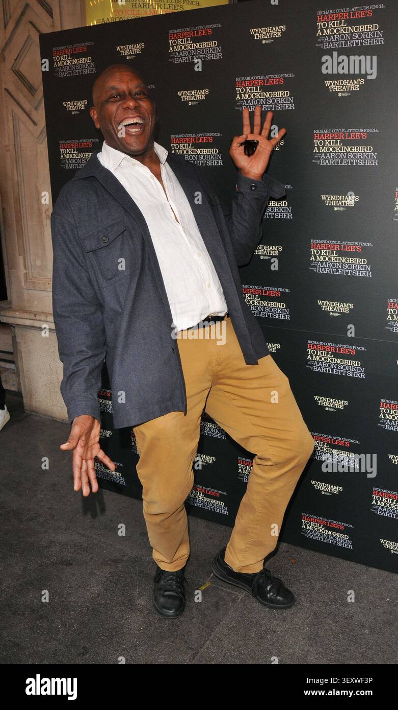 Ainsley Harriott at the "To Kill a Mockingbird" play press night ...