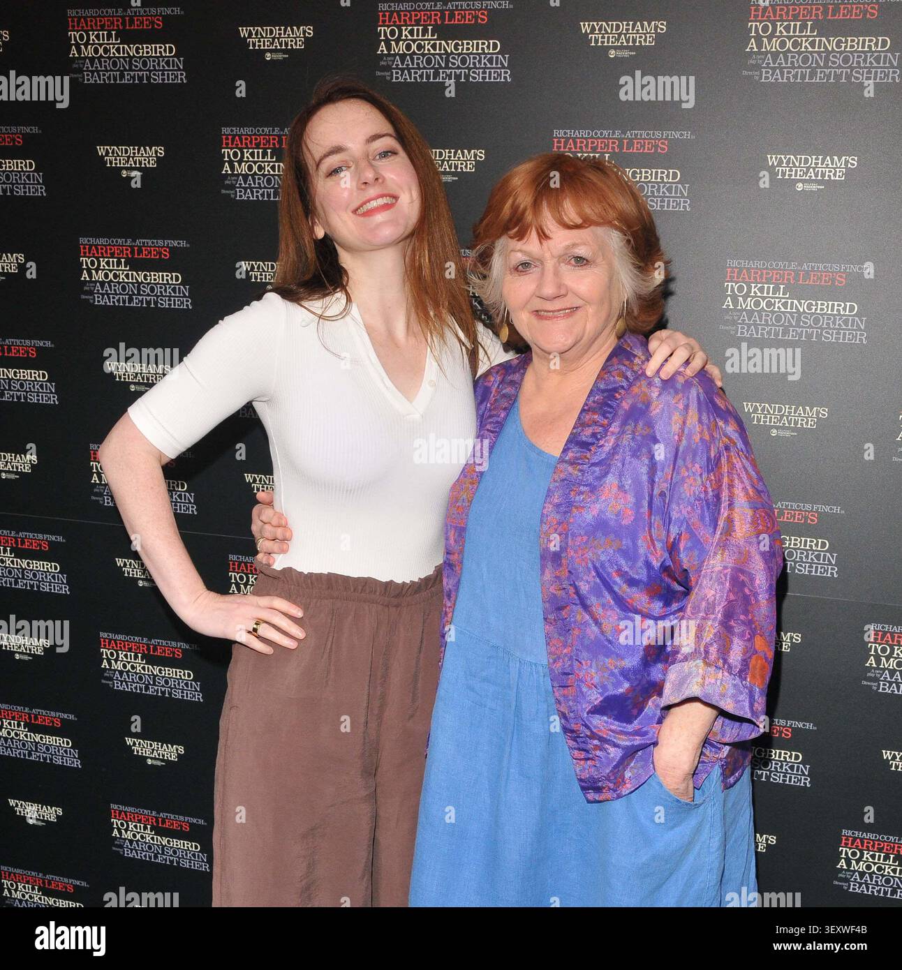 Sophie McShera and Lesley Nicol at the "To Kill a Mockingbird" play ...