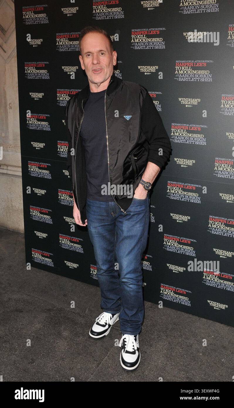 Chris Moyles at the "To Kill a Mockingbird" play press night, Wyndham's ...