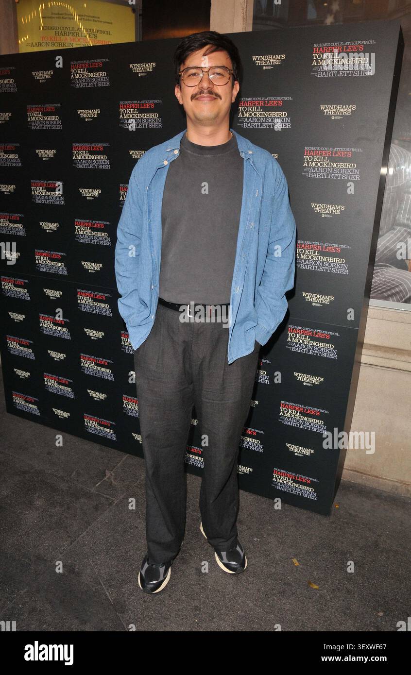 Phil Wang at the "To Kill a Mockingbird" play press night, Wyndham's ...