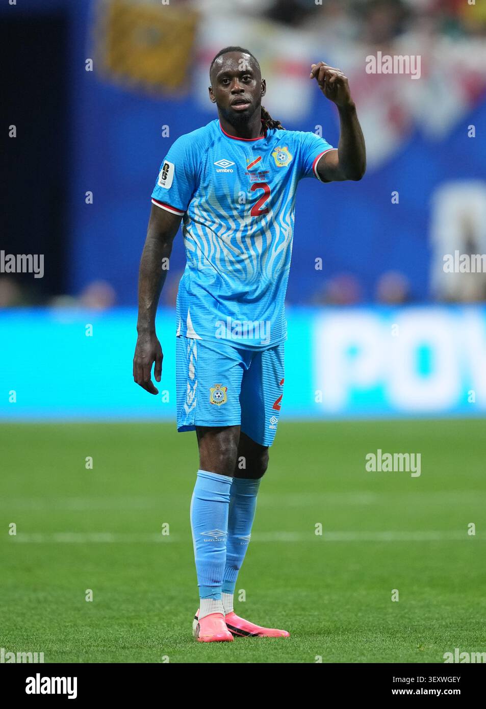 Congo DR's Aaron Wan-Bissaka during the FIFA World Cup Round of 32 ...