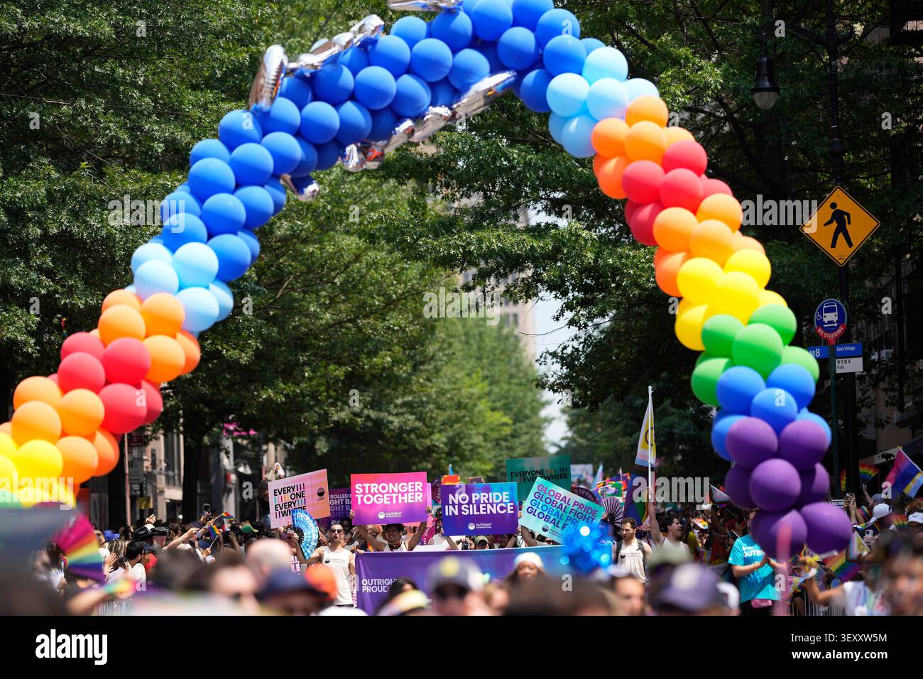 Participants from Outright International walk in the 57th annual NYC ...
