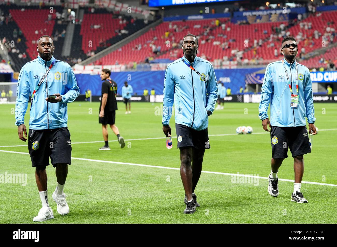 Congo DR's Aaron Wan-Bissaka and Axel Tuanzebe ahead of the FIFA World ...
