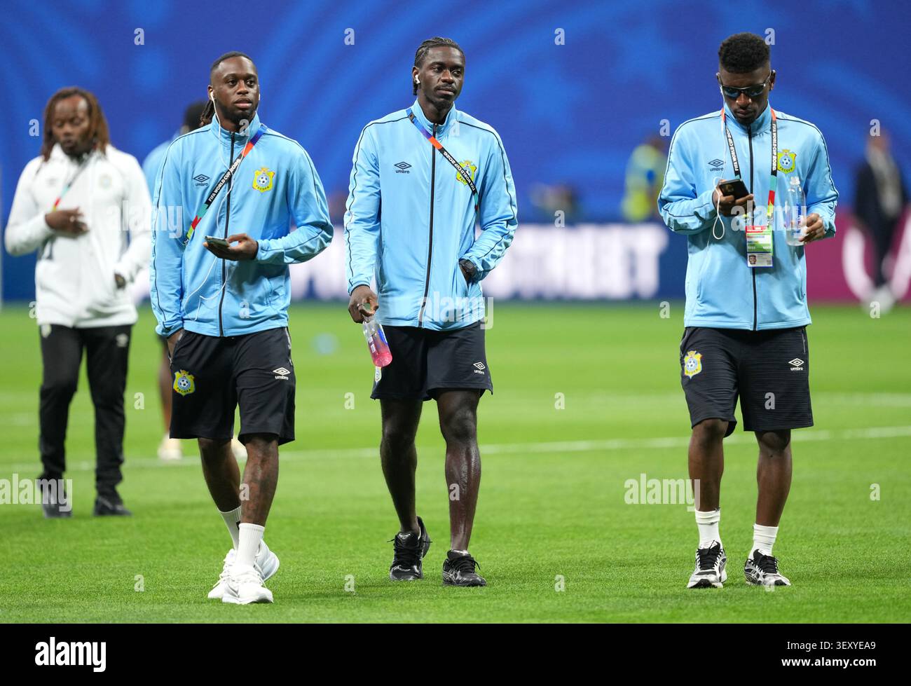 Congo DR's Aaron Wan-Bissaka and Axel Tuanzebe ahead of the FIFA World ...