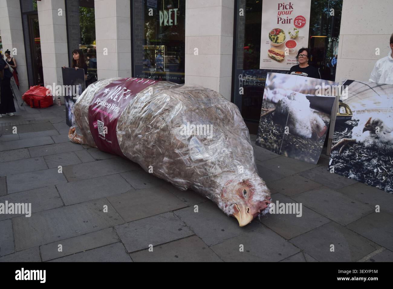 London, UK, 1st July 2026. Activists from the group Anima stage a ...