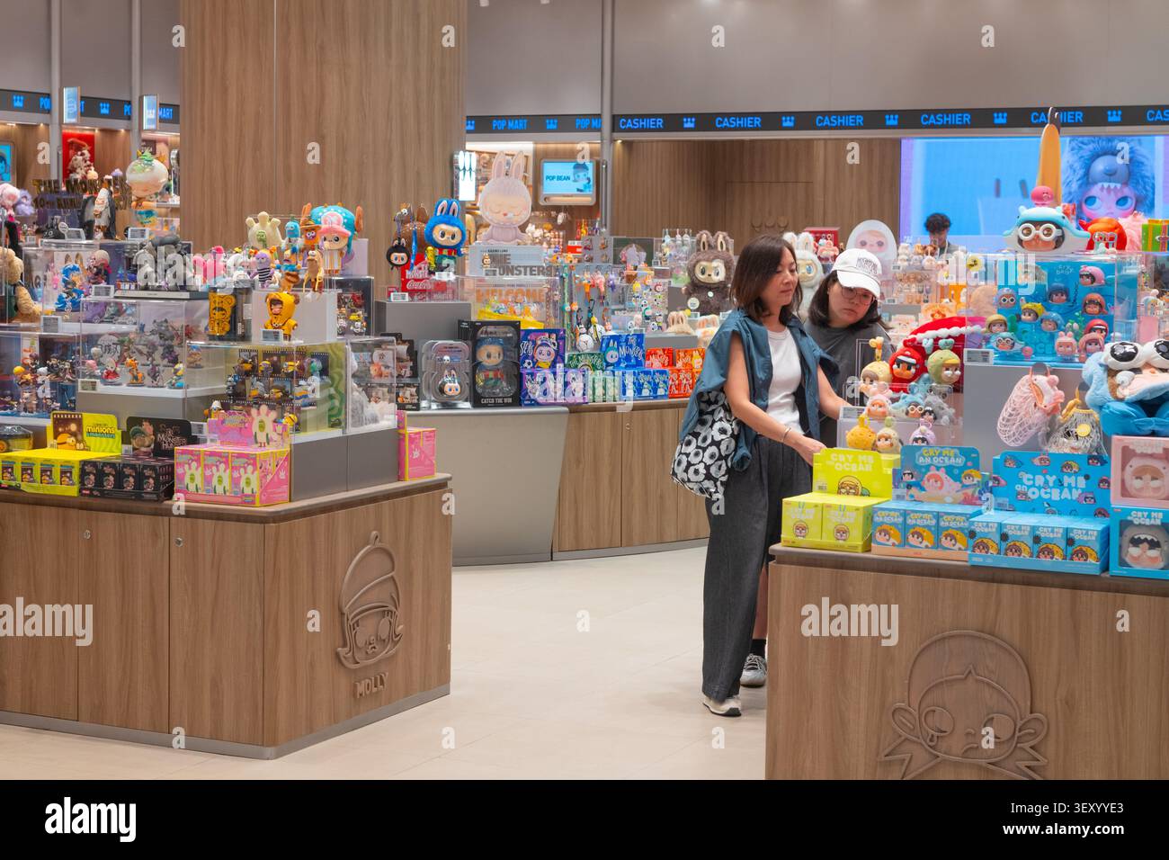 July 1, 2026, Bangkok, Bangkok, Thailand: A corner in a Pop Mart shop ...