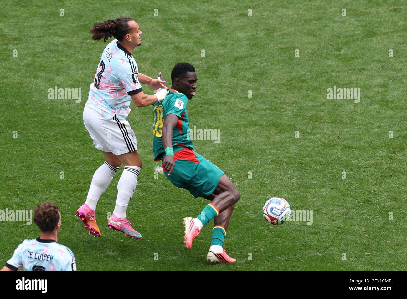 Senegal's Ismaila Sarr, right, scores his side's 2nd goal against ...