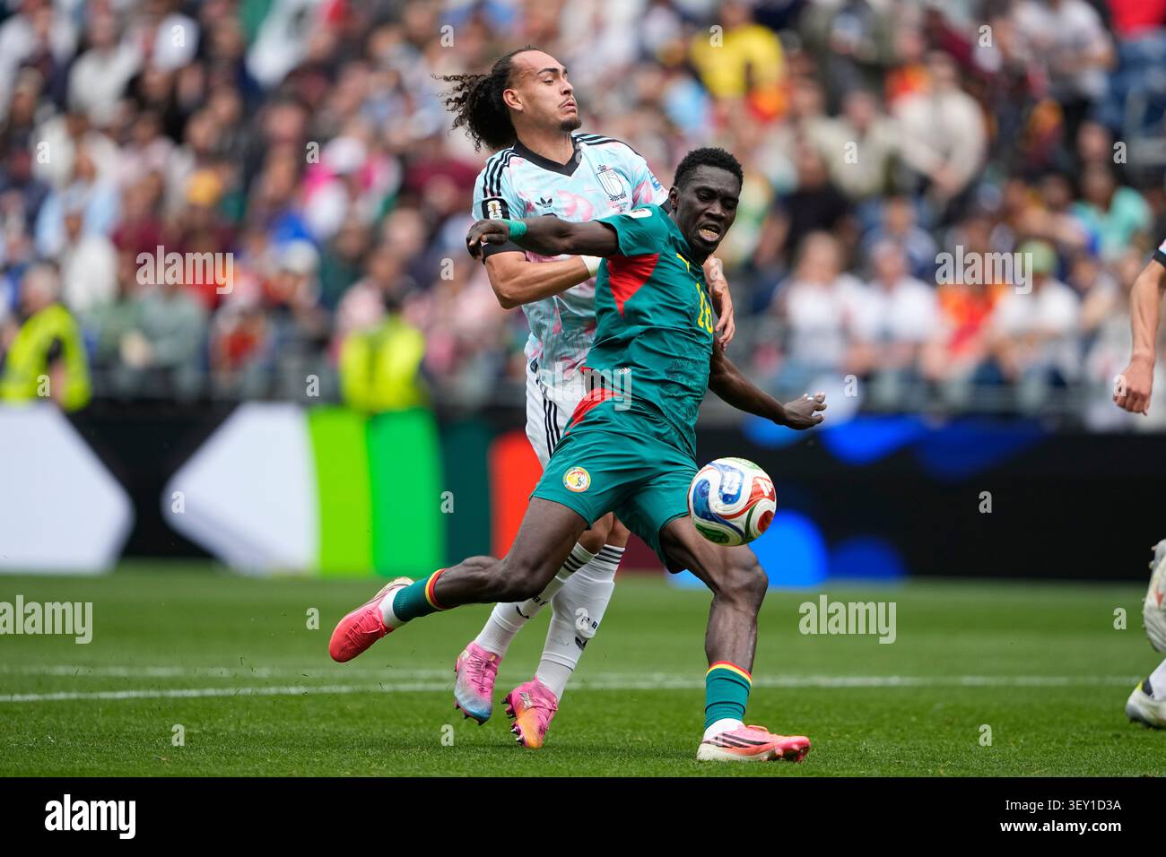 Senegal's Ismaila Sarr (18) scores his side's 2nd goal during the World ...