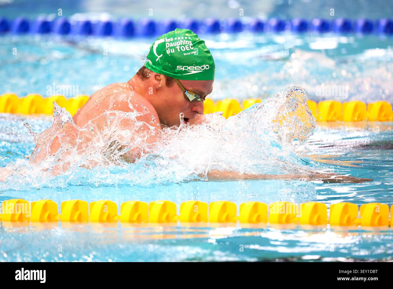 200 m brasse messieurs, Leon MARCHAND de Dauphins Toulouse OEC during ...