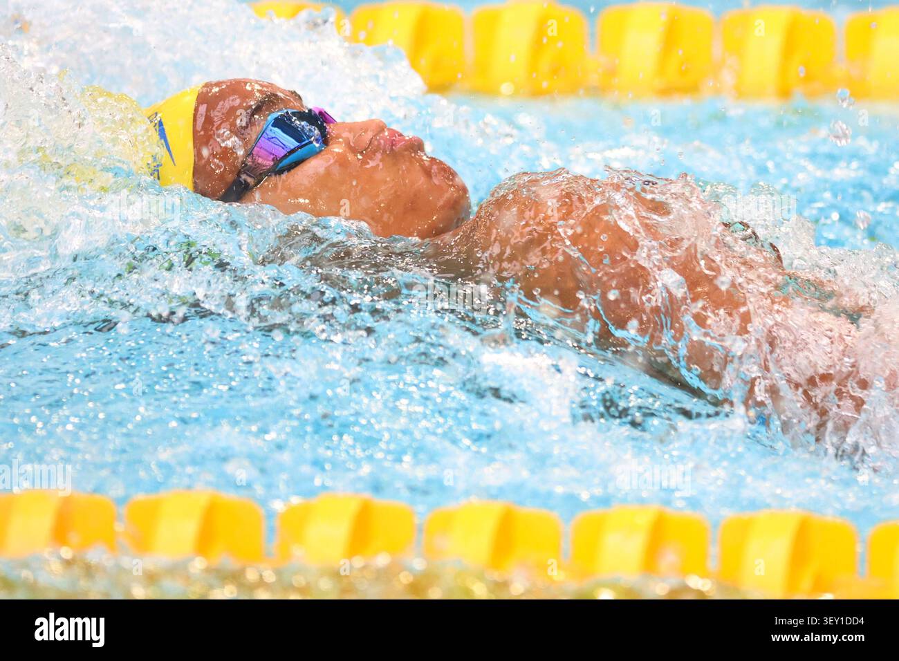 50 m dos dames, Analia PIGREE de Canet 66 natation during the French ...