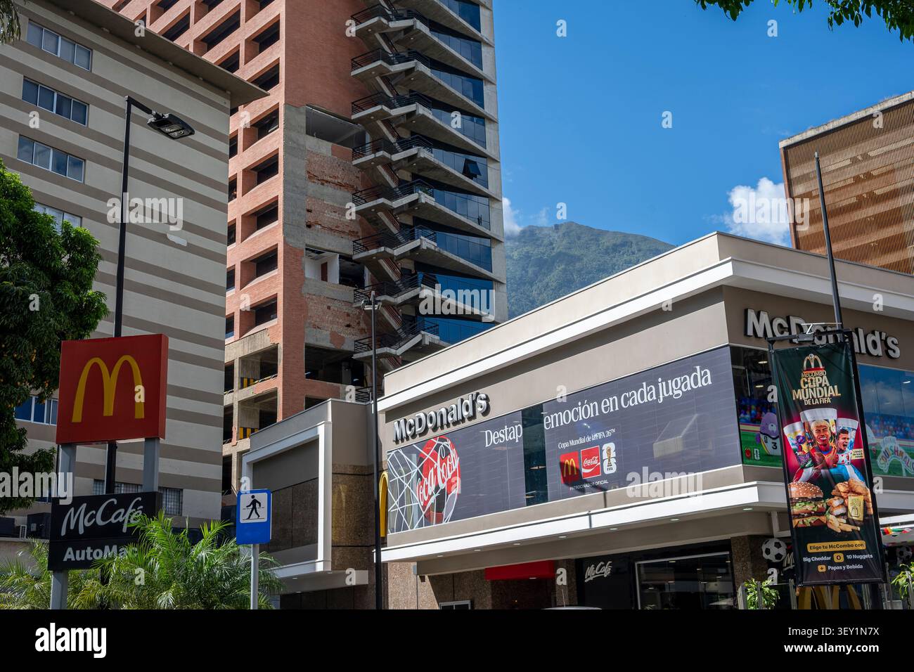General views of Caracas, Venezuela, on June 29, 2026, show the ...