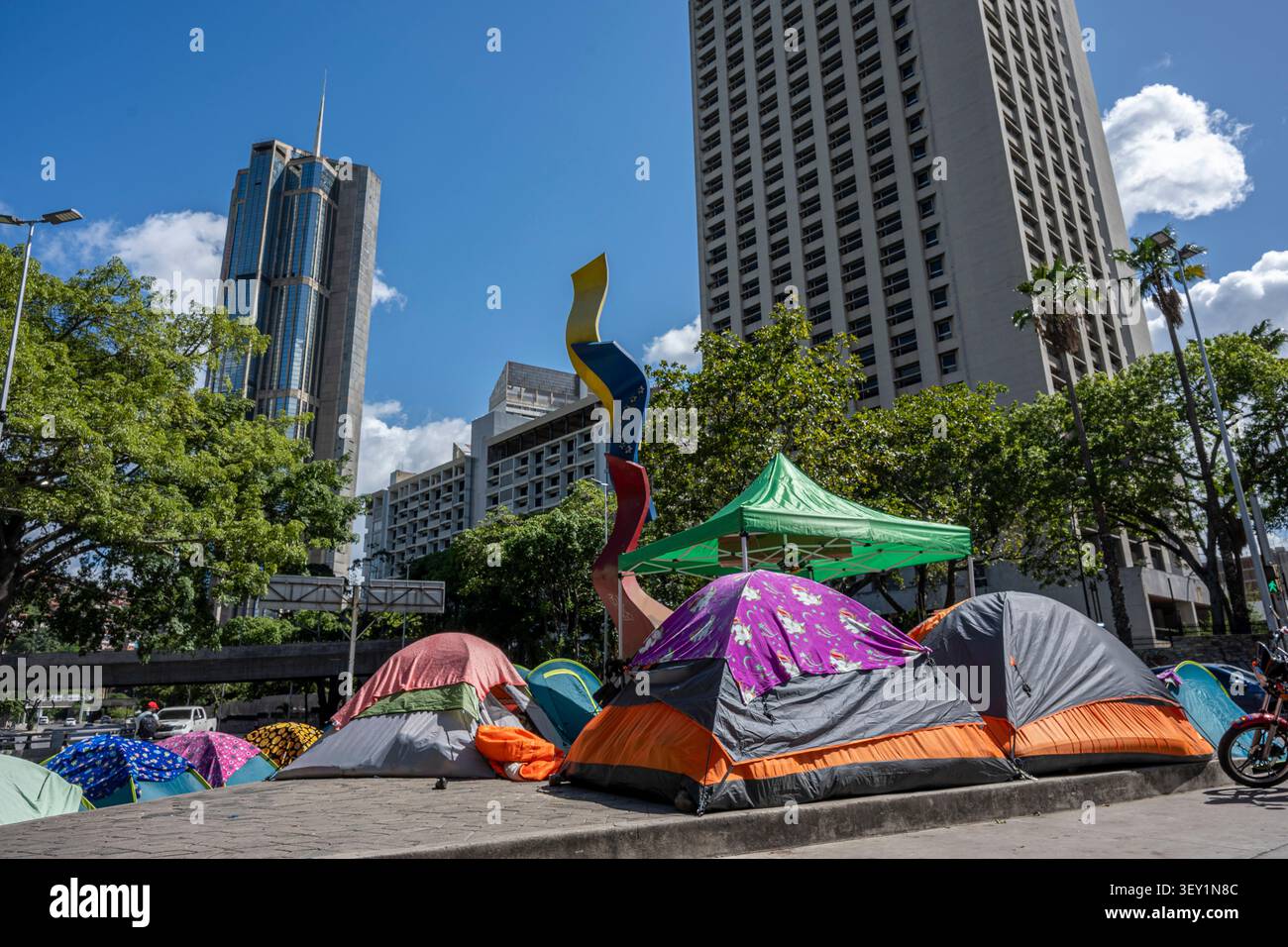 General views of Caracas, Venezuela, on June 29, 2026, show the ...