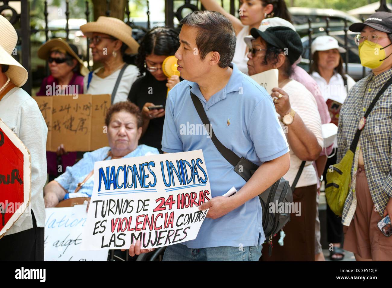 New York, NY- July 1:Home Care Workers and Demonstrators Protest ...