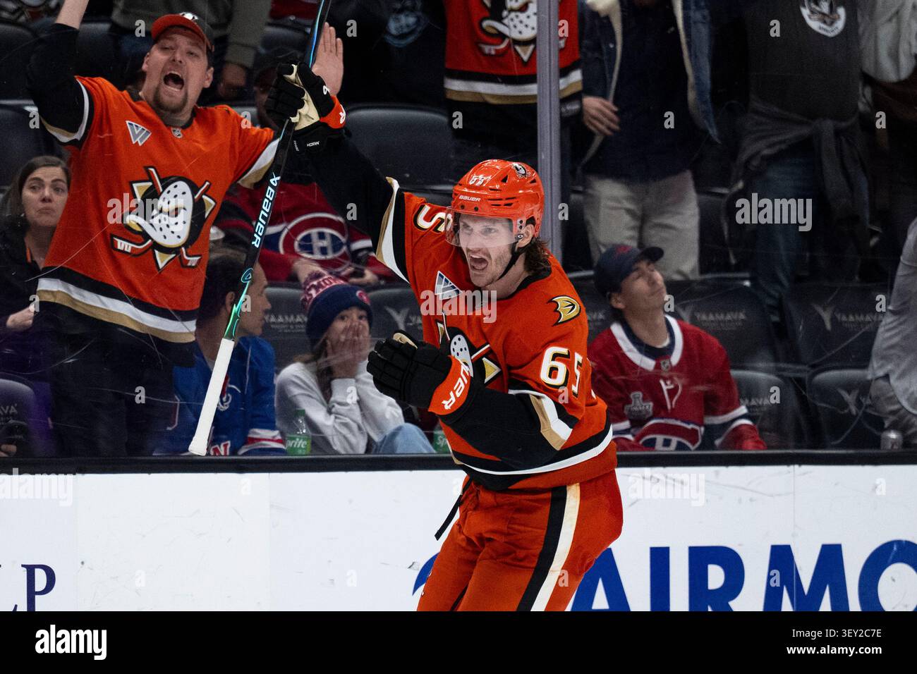 FILE - Anaheim Ducks defenseman Jacob Trouba celebrates during an NHL ...